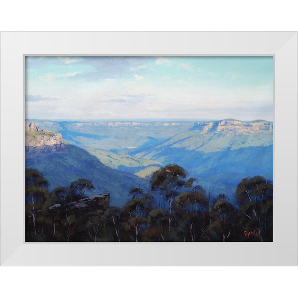 Gercken, Graham 14x12 White Modern Wood Framed Museum Art Print Titled ...