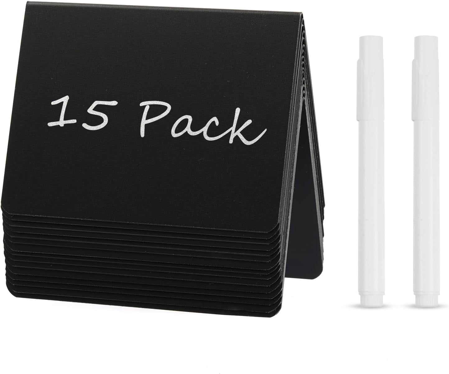 15 Pack 4"x3" AcrylicEasy to Write and Wipe Out, for Party Buffet Food ...