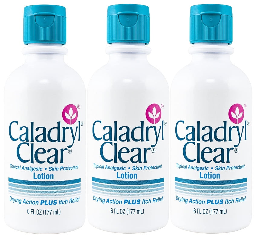 Caladryl Clear Skin Protectant Lotion 6 oz (Pack of 3) - Walmart.com