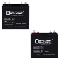 8V, 180Ah, AGM, Dual Terminal, Replacement Battery Compatible with Club ...