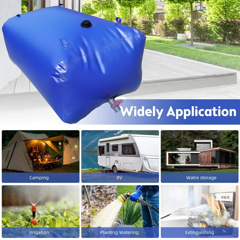 50L 50L Collapsible Water Storage Bladder | Portable PVC Water Tank ...