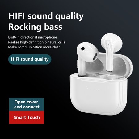 Earbuds Noise Reduction Stereo Self Connection Bluetooth-compatible ...