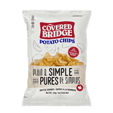 142g Covered Bridge Plain & Simple Potato Chips 12 Pack - Walmart.ca