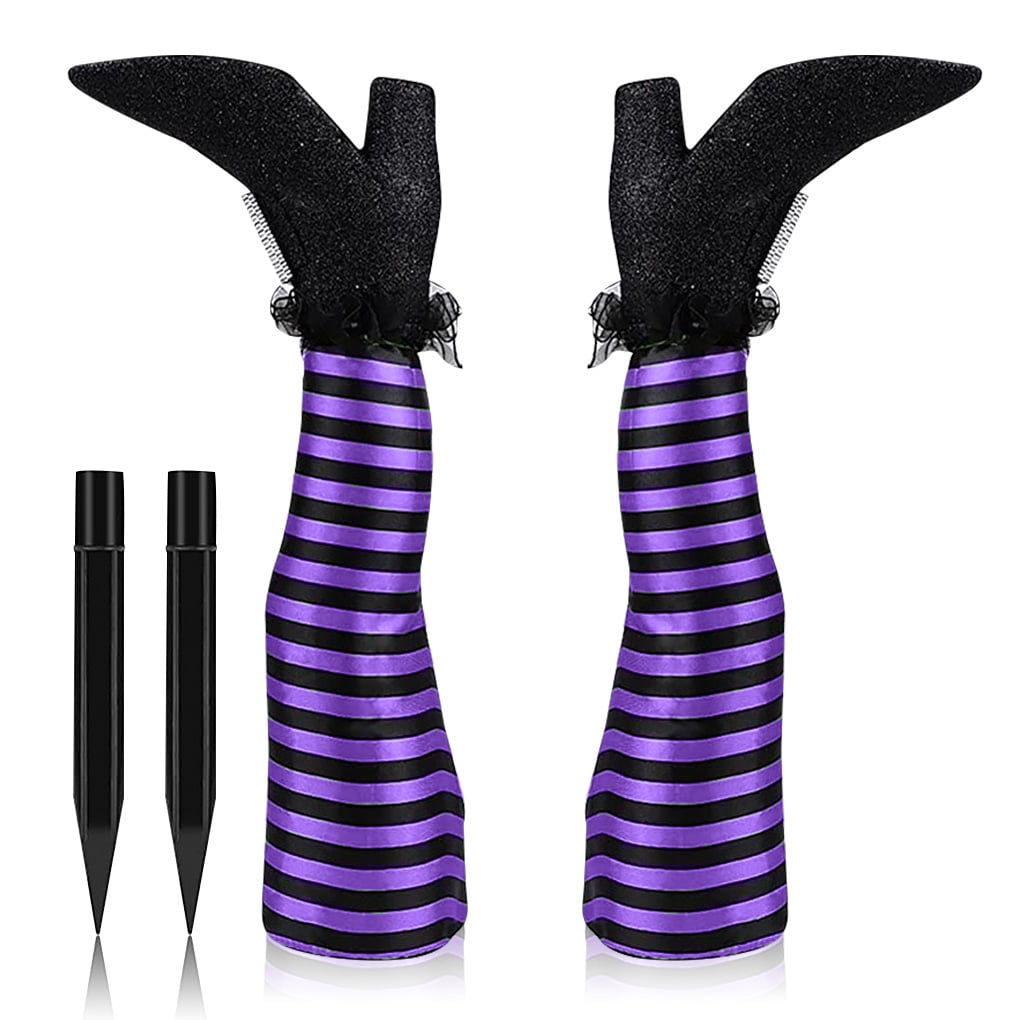 SANAG 2 PCS Witch Fake Legs Realistic Scary Foam Artificial Limbs ...