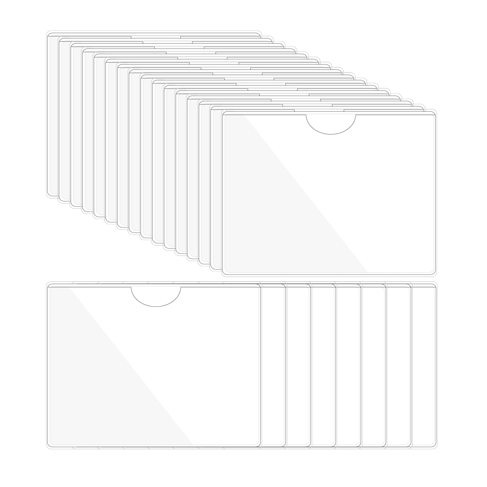 Click here for Uxcell 24pcs 2.4x3.3 Self Adhesive Index Card Pock... prices