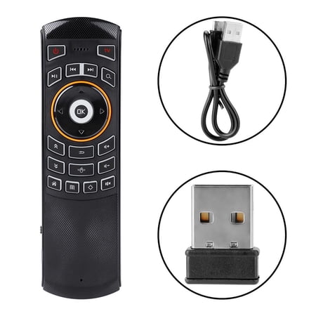 Backlit Mini Air Mouse Wireless Keyboard Remote Remote Control Keyboard ...