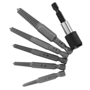 12 Piece Easy Out Small to Large Screw Extractor Kit Set Easy Out Screw ...