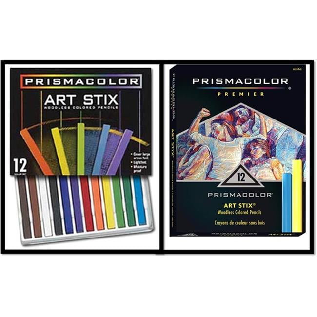 School Specialty Prismacolor Art Stix, White, Pack - 12 - Walmart.com ...