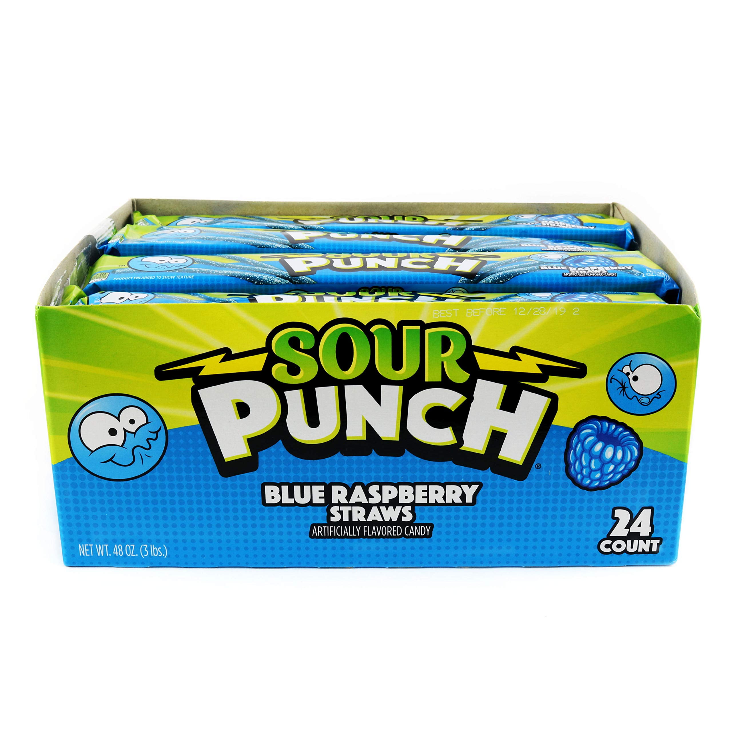 Sour Punch Straws Sweet Sour Flavored Soft Chewy Candy Tray Blue sour-punch-straws-sweet-sour-flavored-soft-chewy-candy-tray-blue