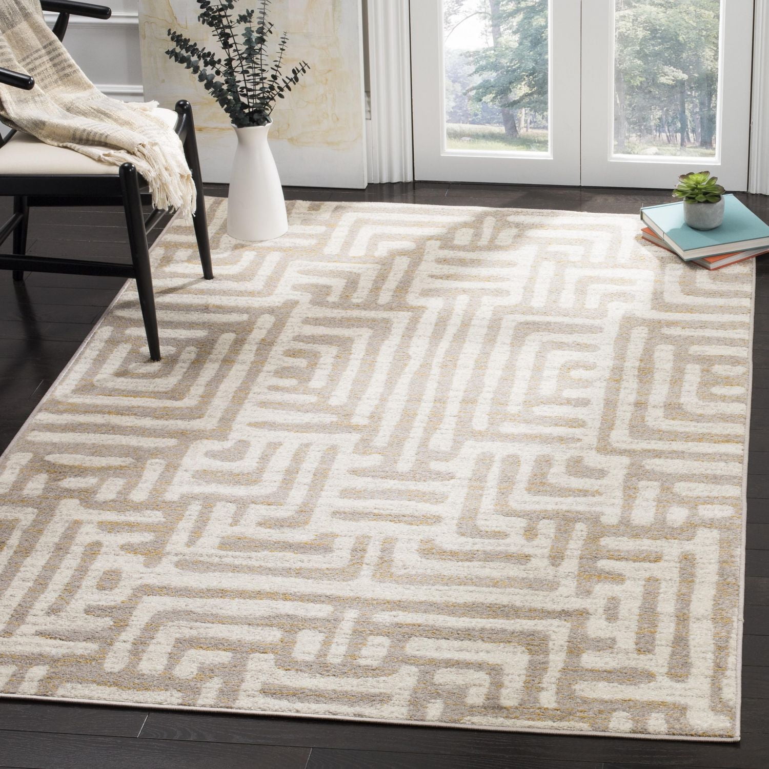 Click here for Safavieh Amsterdam Elvan Geometric Area Rug 4 Ft.... prices