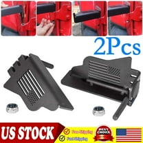 2pcs Metal Front Door Foot Pegs Rest Pedals for Jeep Wrangler JK JL ...