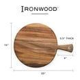 Ironwood Gourmet XL Provencale Paddleboard, Acacia Wood Serving Board ...