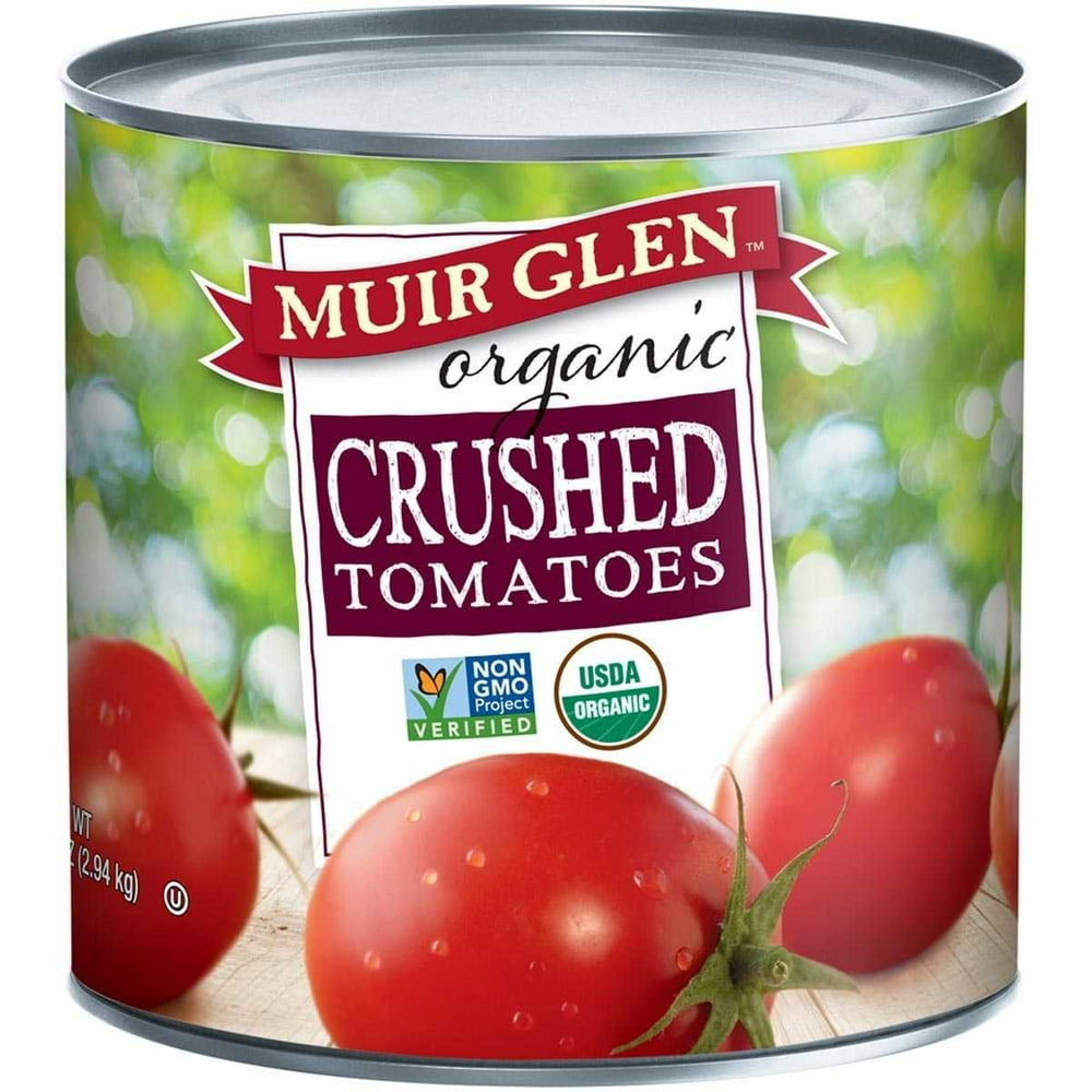 Muir Glen Organic Crushed Tomatoes - Case of 6 - 104 oz - Walmart.com ...