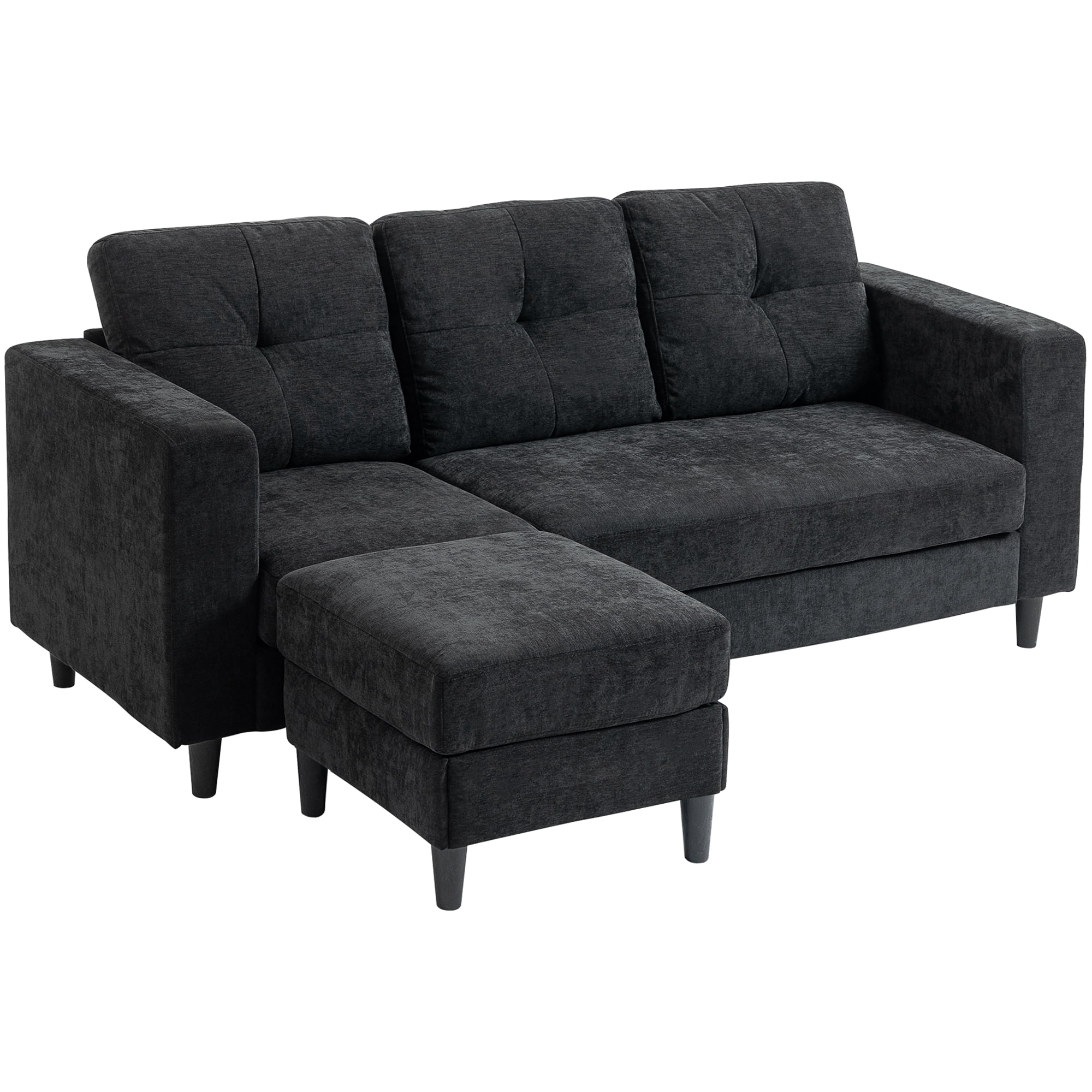 Click here for Homcom Sectional Sofa With Changeable Chaise  76 L... prices