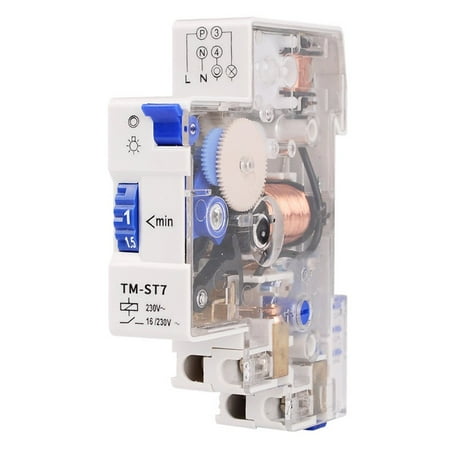 SINOTIMER TM-ST7 220V 7 Minutes Mechanical Timer 18mm Single Module Din ...