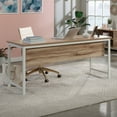 Worksense by Sauder Bergen Circle 72" x 24" Office Table/Desk, Kiln ...