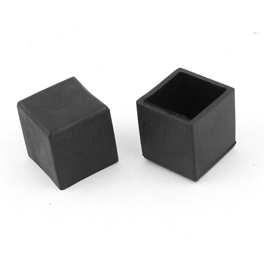 Unique Bargains 2 Pcs Antislip Rubber Square 20mm x 20mm Chair Foot ...