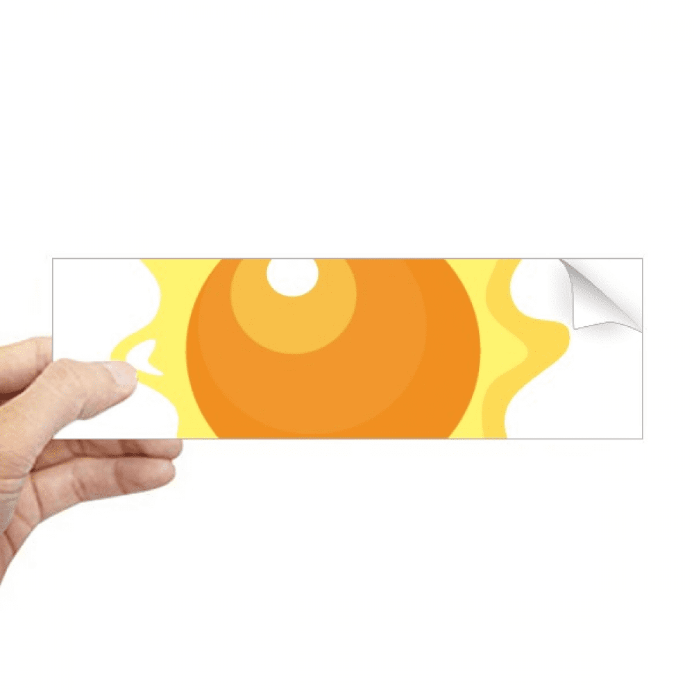 Universe And Alien Sun Rectangle Bumper Sticker Notebook Window Decal ...