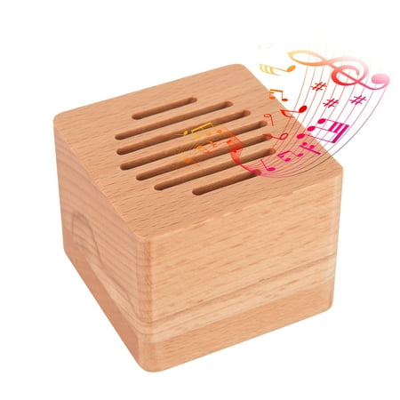 Wooden Music Box Minimalism cube Musical Box Birthday Christmas ...