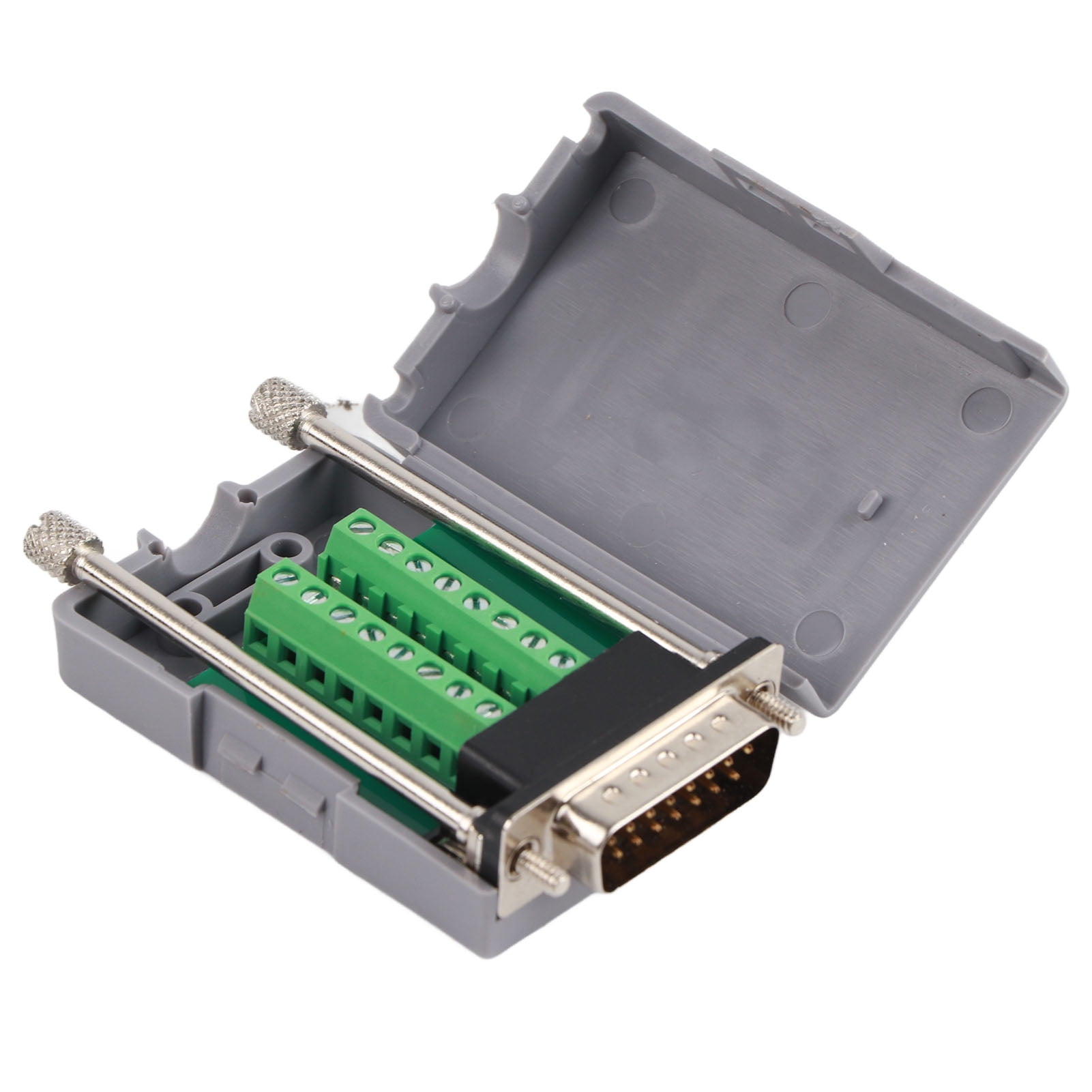 Conector, DB15 Conector sin soldadura Tablero de 15 clavijas D‑SUB ...