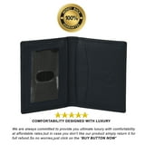 Leatherboss Men's Genuine Leather Bifold ID-Credit Card Money Holder ...