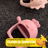 Pacifier Teether Toy Never Drop Wrist Wearable Baby Teether - Little ...