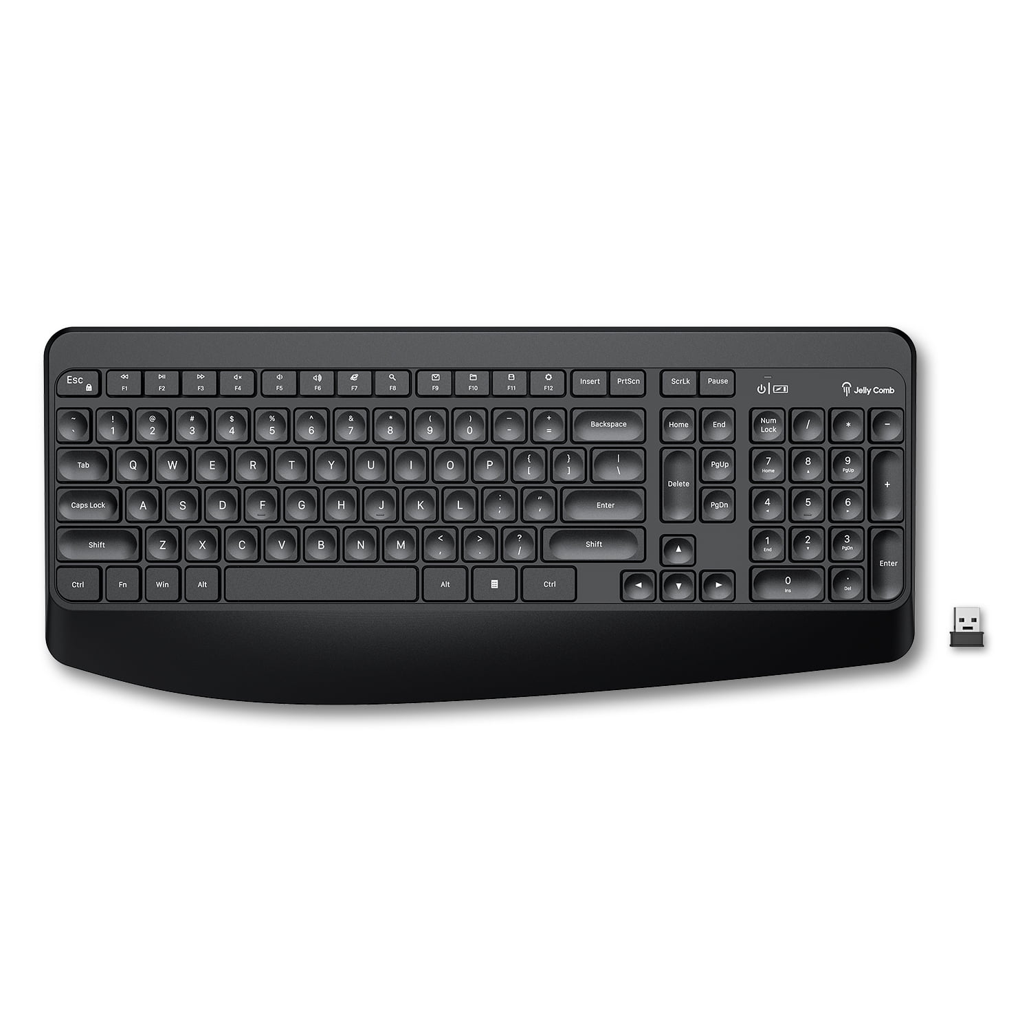 Jelly Comb 2.4GHz Wireless Keyboard with Palm Rest Chile | Ubuy Jelly Comb 2.4GHz Wireless Keyboard with Palm Rest Chile | Ubuy