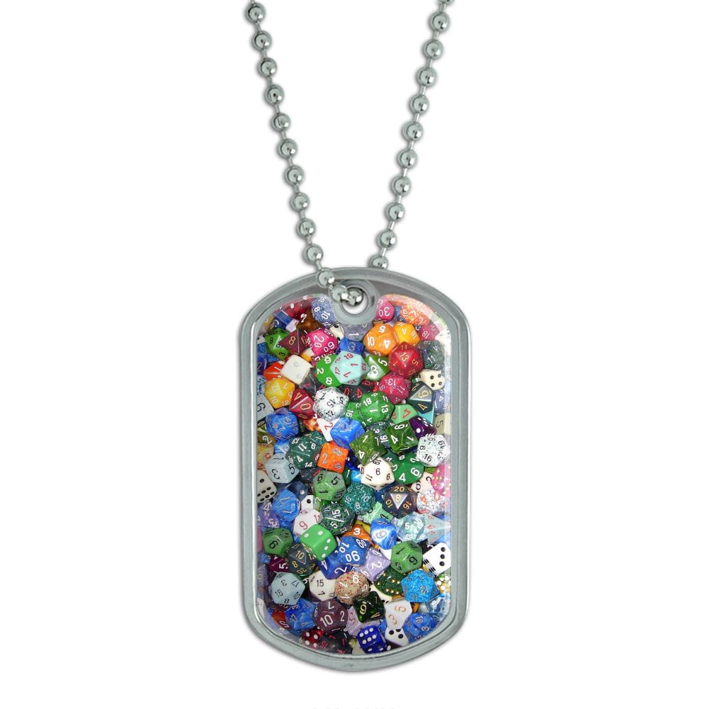 Board Game Gaming Dice Dog Tag - Walmart.com