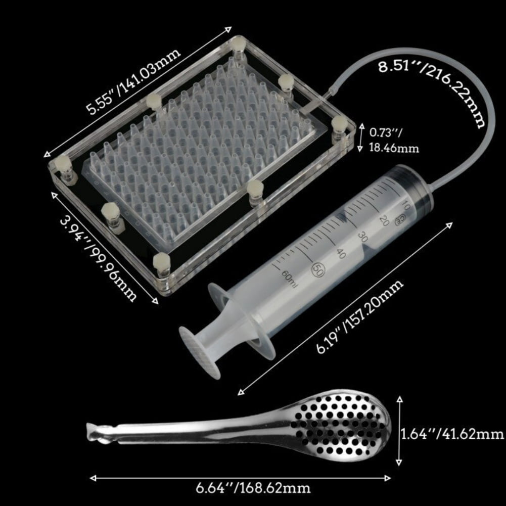 Buy 100 hole Caviar with Tube & Spoon for Molecular Cuisine ...