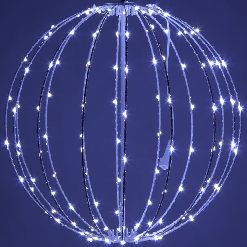 16" LED Fairy Light Ball - Indoor/Outdoor Fairy Lights Decoration with ...