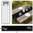 Black White Tigers Table Runner Powerful Wild Animal Jungle Wildlife ...