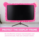 ifundom Elastic Computer Monitor Pack Rosy Polyester Protective Sleeve ...