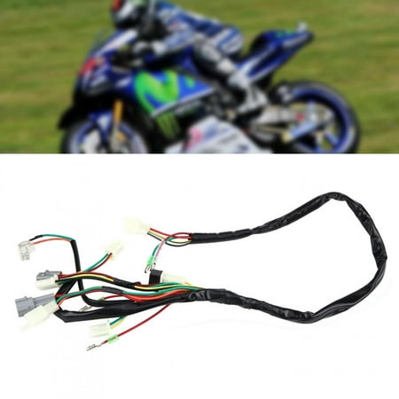 ANGGREK Complete Wiring Harness, Heat Resistant Motorcycle Wiring ...