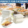 Biodegradable To Go Food Containers, Hinged Disposable Take Away Food ...