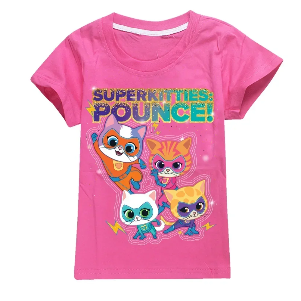 Click here for Fanjiahuan Anime Super Cats T Shirt Kids Superkitt... prices