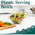 12pack Gold Serving Bowls，20oz Disposable Angled Plastic Candy Bowl ...