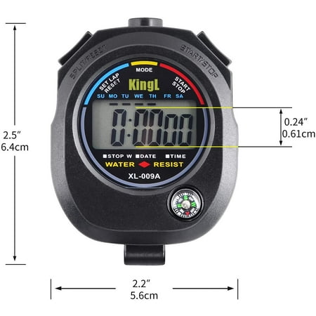 Digital Stopwatch Timer - Interval Timer with Large DisplayWith compass | Walmart Canada