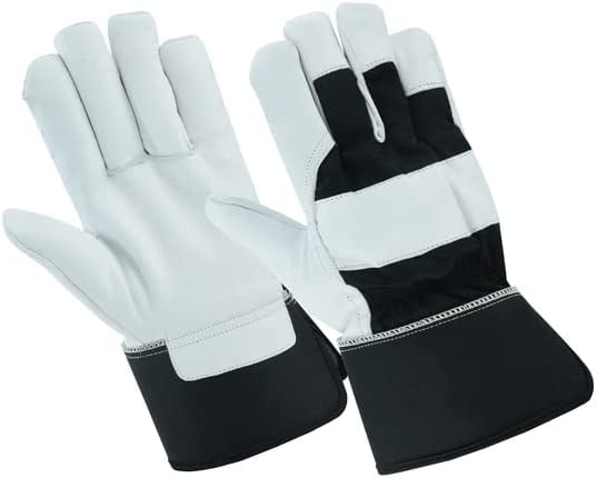 Daniel Smart All-purpose Goatskin Leather Work Gloves Protective hand ...