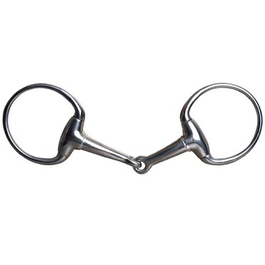 Coronet 245433 6.5 in. Malleable Iron Loose Ring Double Twisted Wire Snaffle Bit - Walmart.com