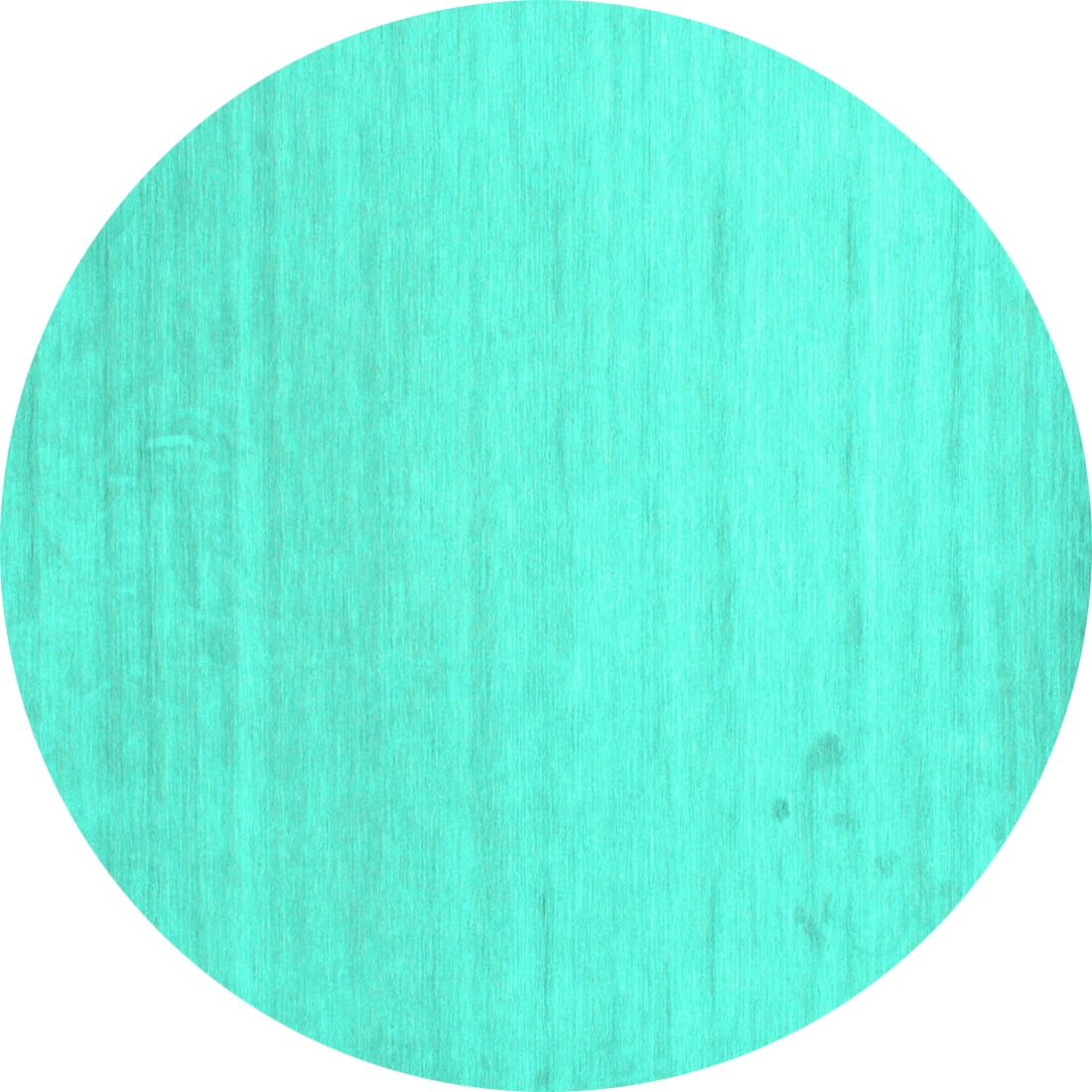 Ahgly Company Indoor Round Solid Turquoise Blue Modern Area Rugs, 8 ...