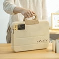 RadefasunC Clear Waterproof Document Storage Box with Snaps PP Files ...