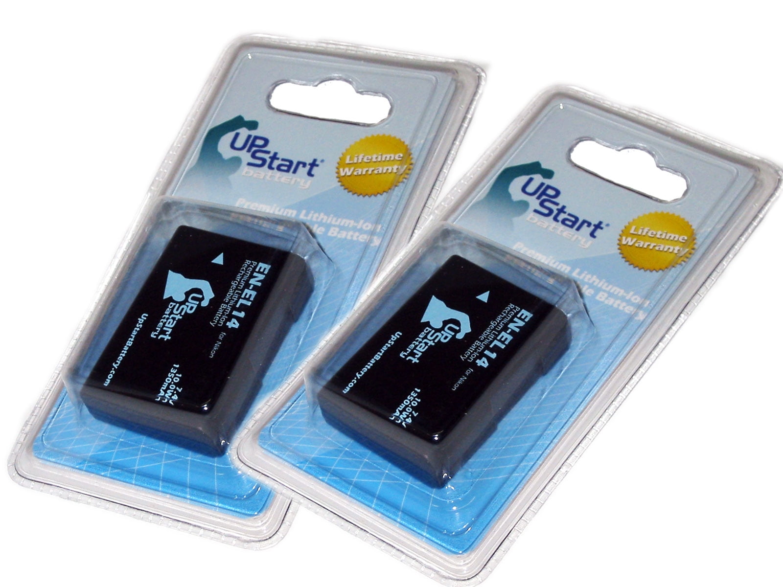 2x Pack - Nikon DSLR D5100 Decoded Battery - Replacement for Nikon EN ...