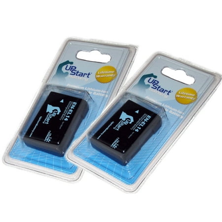 2x Pack - Nikon DSLR D5100 Decoded Battery - Replacement for Nikon EN ...