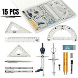 Mr. Pen- Geometry Set, 15 pcs, Geometry Kit Set with Shatterproof ...