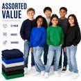12 Pack Bulk Kids Crewneck Sweatshirts Assorted Color, Wholesale Youth ...
