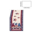 Beautynvta Patriotic Table Runner, Red White Blue Stars Gnomes Design ...
