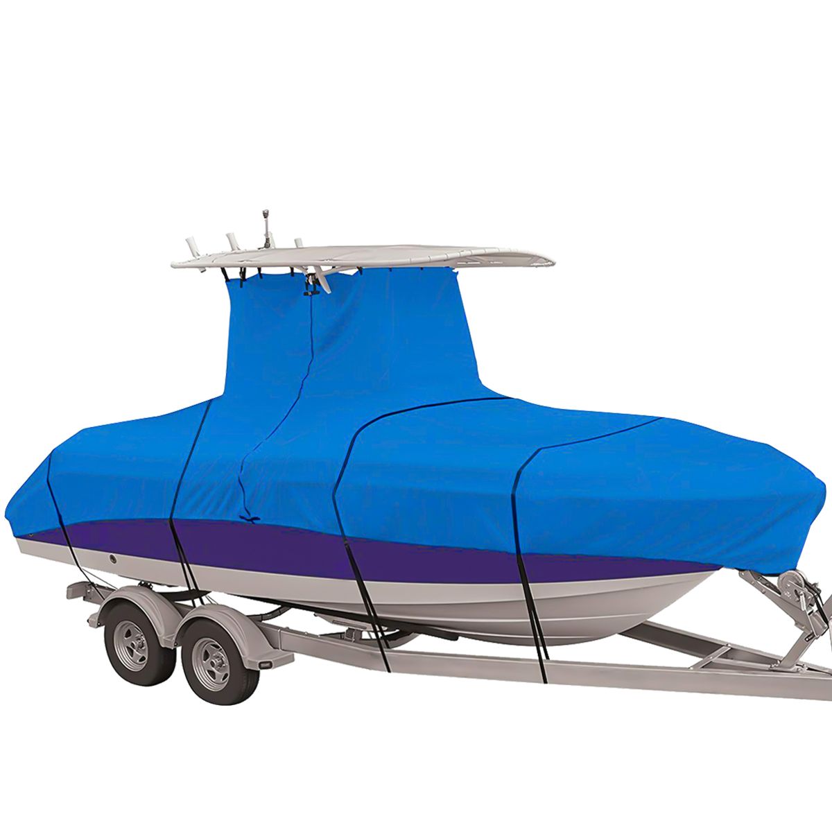 Buy T Top Boat Cover For 16 18ft Long Center Console Boat With T TOP