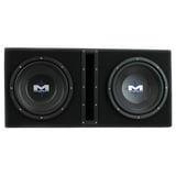 MTX Magnum MB210SP 10-Inch 400W RMS Dual Loaded Subwoofer Sub Box ...