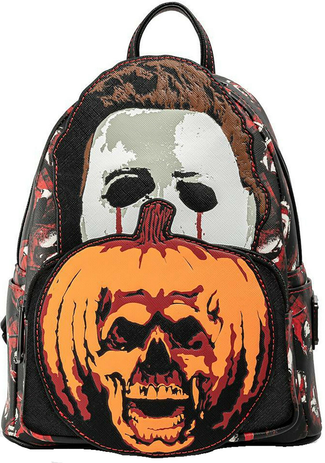 Loungefly Halloween 2 Michael Myers Pumpkin Mini Backpack Bag New ...