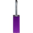 Lockout Padlock, Keyed Different, Aluminum, Purple, 1 1/2 in Shackle ...